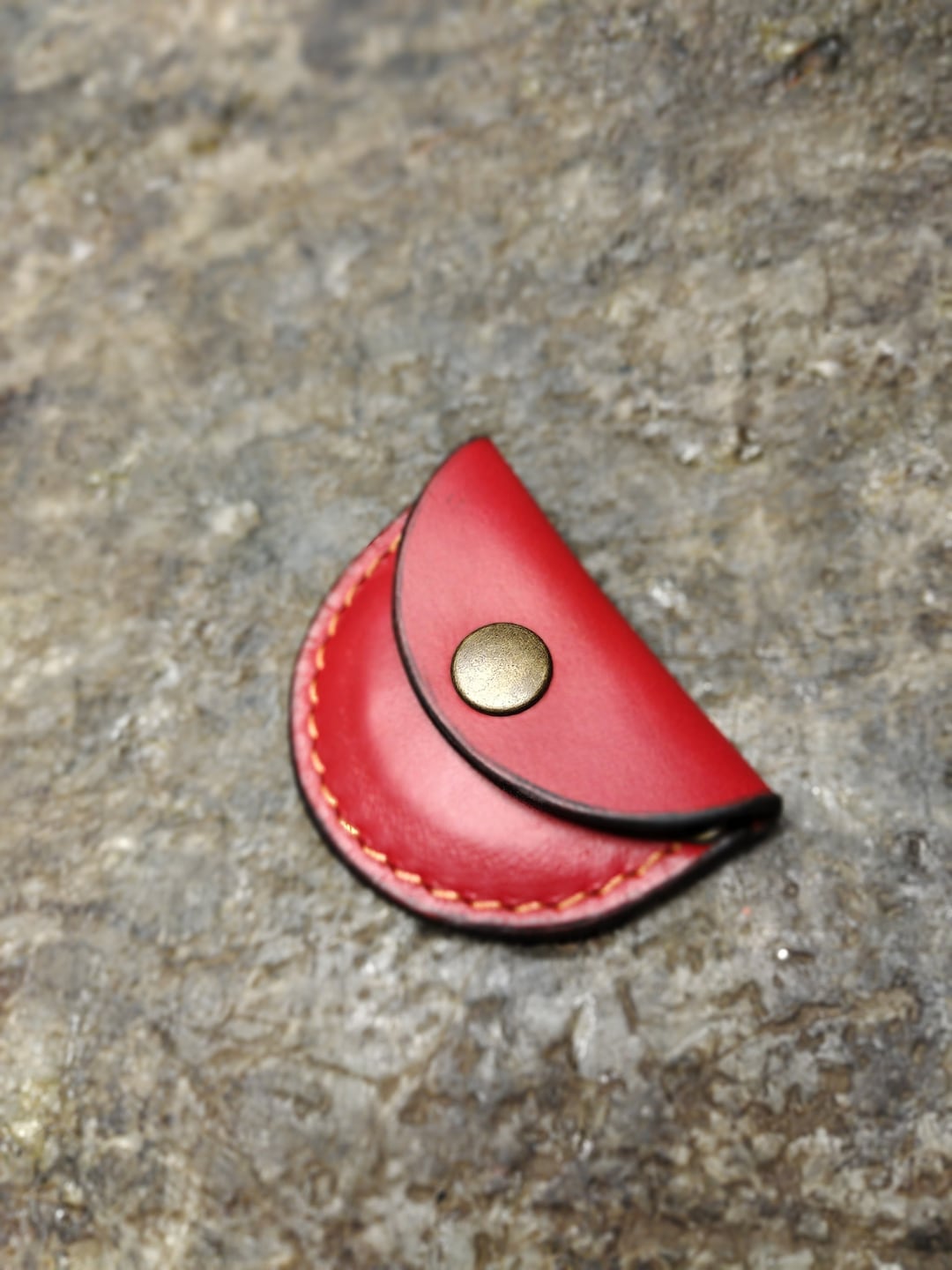 Mini Ring Leather Bag From Red Leather Case Bag for Your Rings , Safety ...