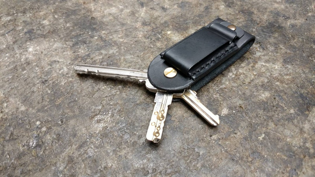 Comfortable Belt Keychain Slim Compact Max 3 Key Holder From Thick ...