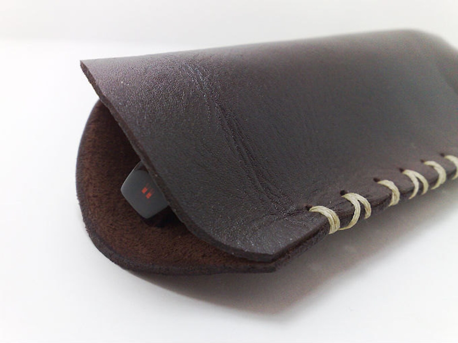 Eye Glasses Case/ Holder, Reading Glass Covers Brown Genuine Leather ...
