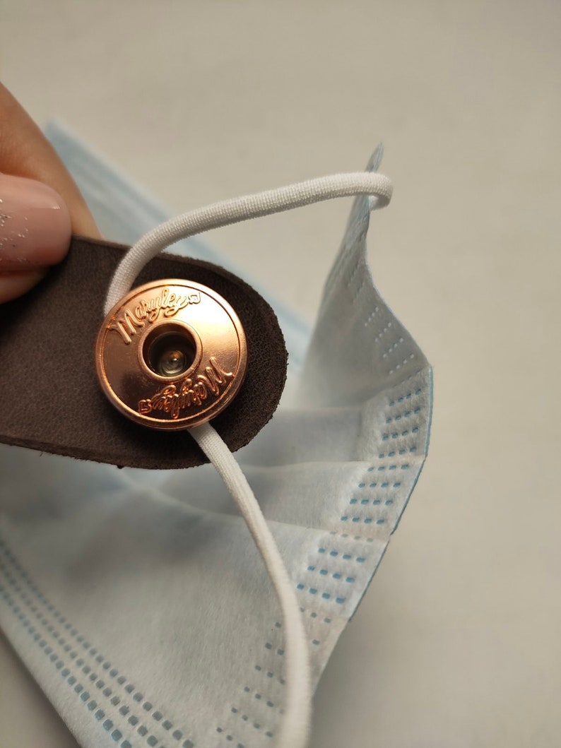 Face Mask Expander Brown Genuine Cowhide Mask Face Stirrups | Etsy