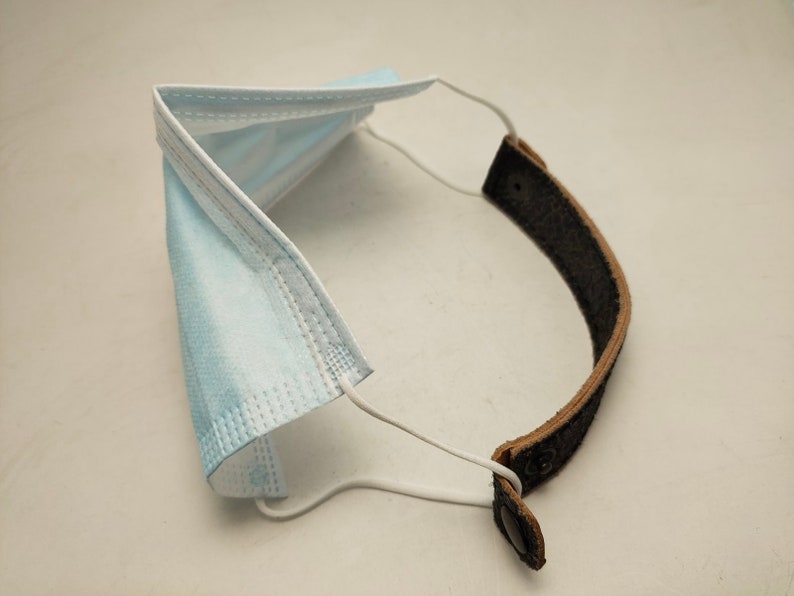 Face Mask Expander Vintage Double Sided Genuine Cowhide Mask - Etsy