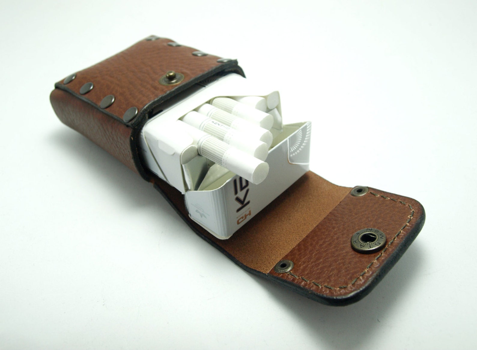 Handmade Genuine Leather Cigarette Case Holds 20 /80 | Etsy