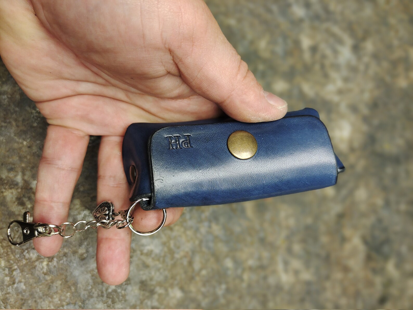 Handmade Genuine Leather Mini Bag/ Keychain / Wallet / Clutch - Etsy