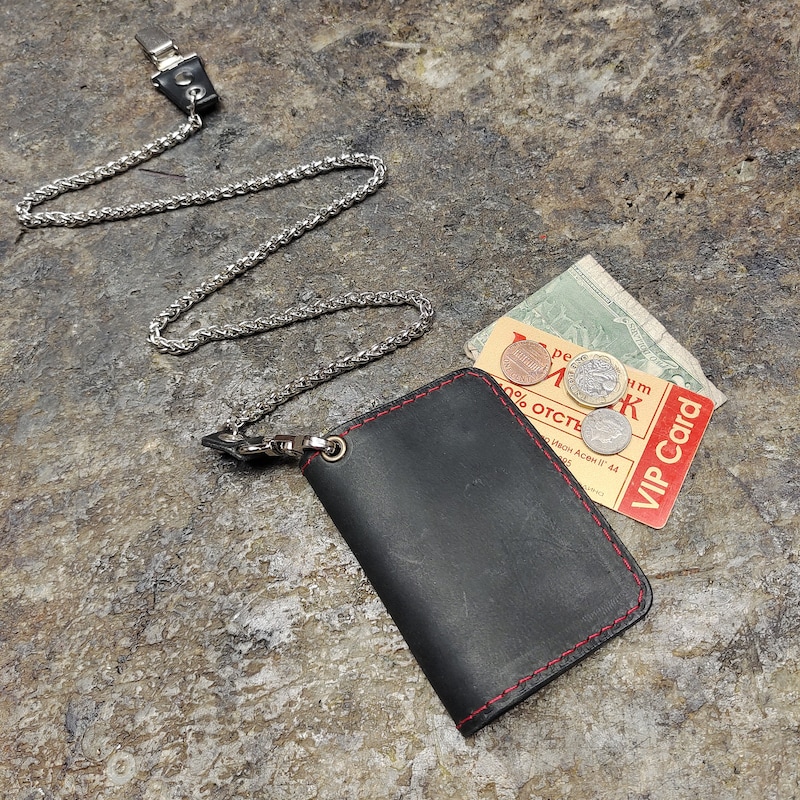 Biker Wallet - Etsy