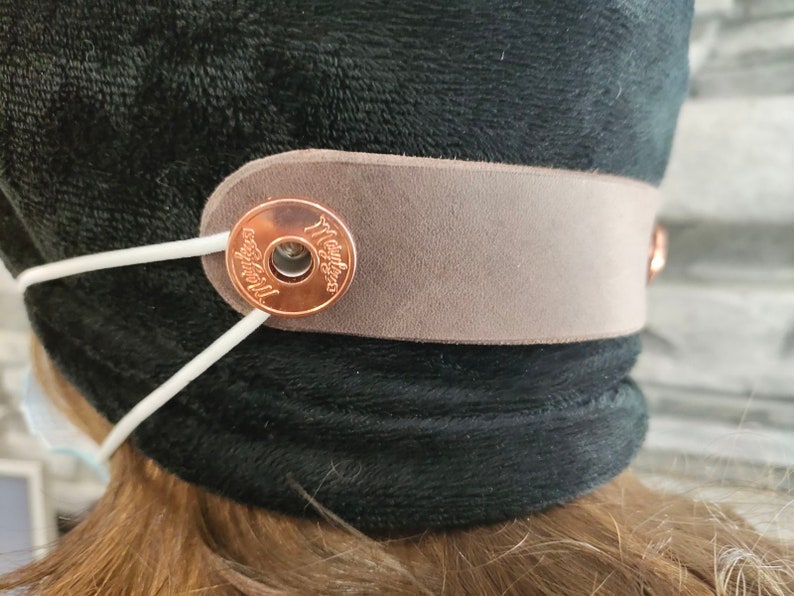 Face Mask Expander Brown Genuine Cowhide Mask Face Stirrups | Etsy