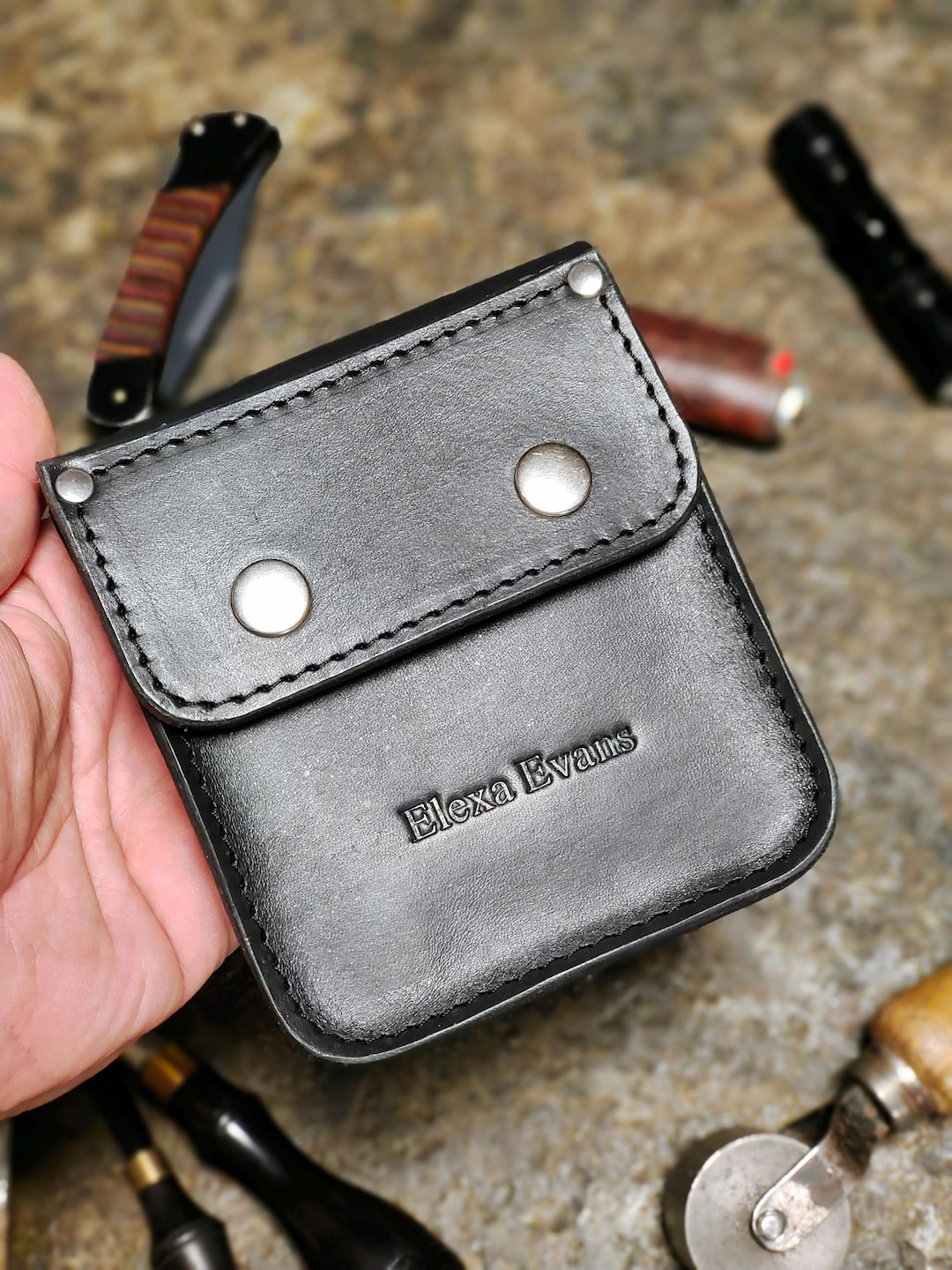 Custom Leather Case for Seagate One Touch 5TB External Portable Hard ...
