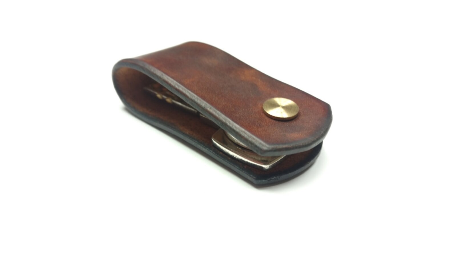 Comfortable Small Compact 3-key Holder From Thick Genuine - Etsy