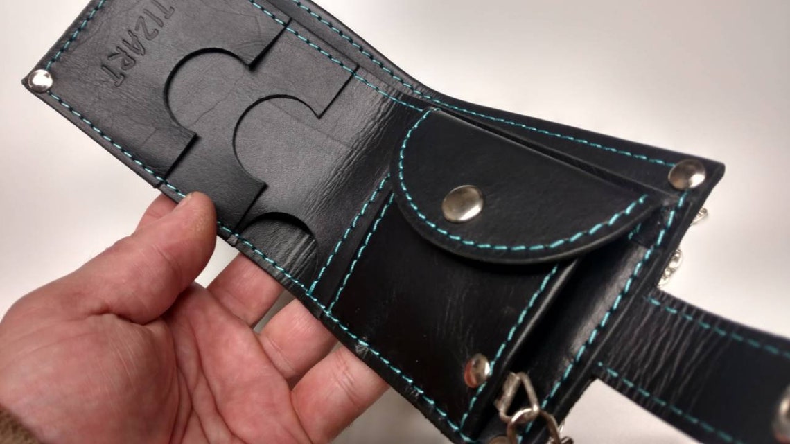 NEW Perfect Bike Wallet From Genuine Leather Two Pockets for Business ...