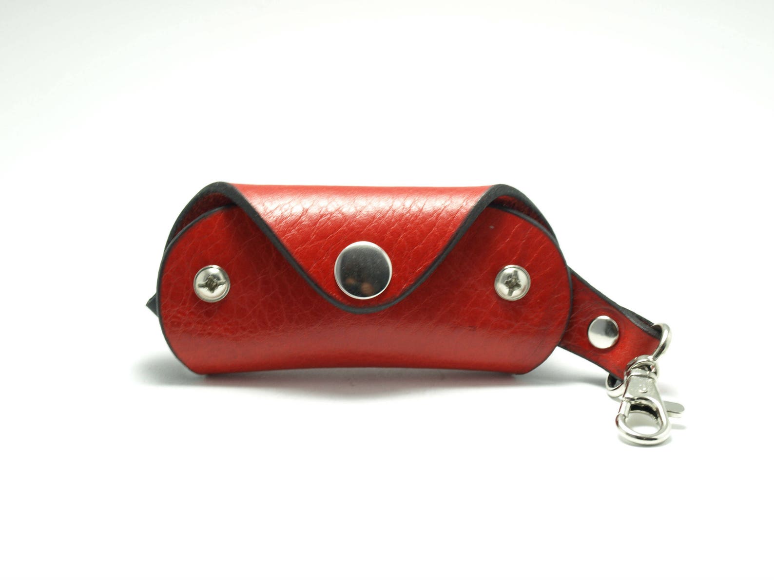 Convenient Big Keychain From Cowhide Holds 4-6 Regular Keys - Etsy