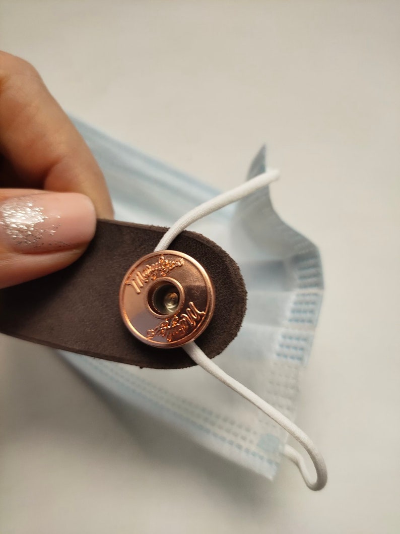Face Mask Expander Brown Genuine Cowhide Mask Face Stirrups | Etsy