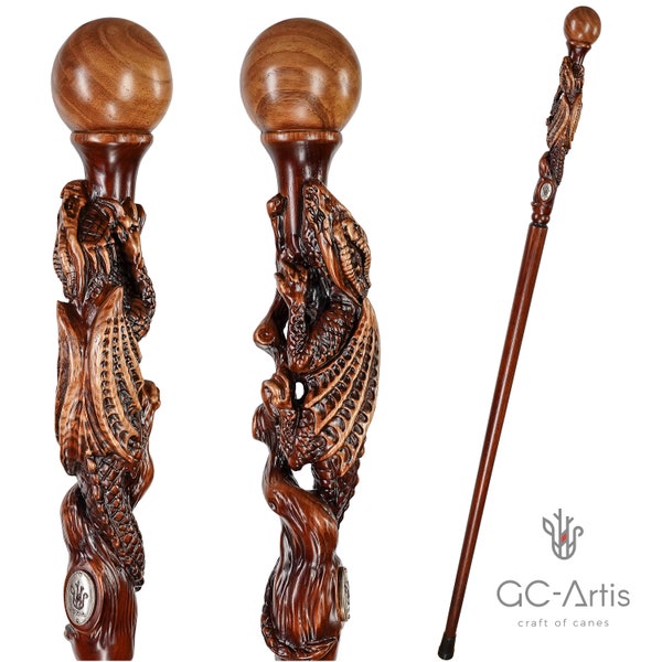 Dragon Staff - Etsy