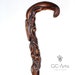 Christian Cross Wooden Walking Stick Cane Wood Carved Crafted Crook ...