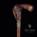 Indian Chief Wooden Walking Stick Cane Designers Wood Carved Handle ...
