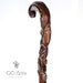 Christian Cross Wooden Walking Stick Cane Wood Carved Crafted Crook ...
