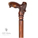 Wild Boar Unique Wooden Cane Walking Stick - Wood Carved Walking Cane ...