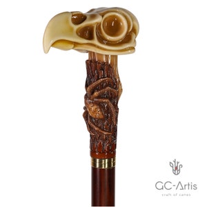 Collectible Walking Stick Cane Eagle Skull - Cool Aceesorry for ...