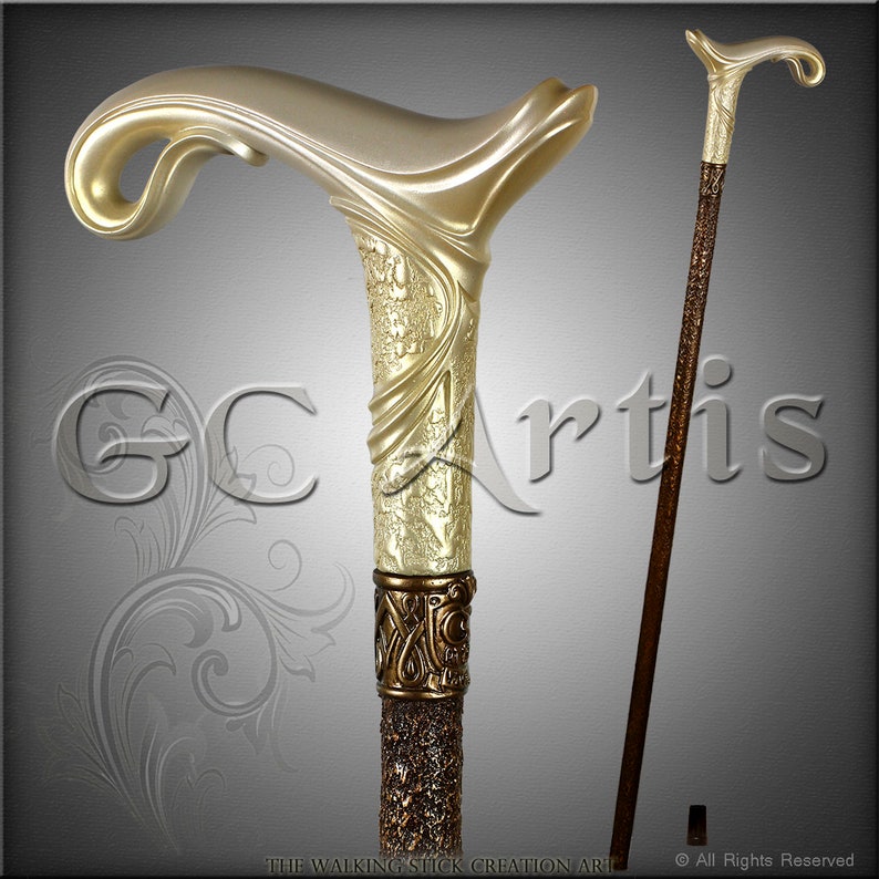 Elegant fashion walking cane Light color ladies walking | Etsy