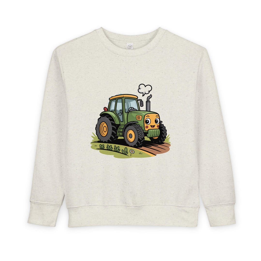 Toddler Sweatshirt - Little Boy Tractor, Kids Pullover Jumper, Farm ...