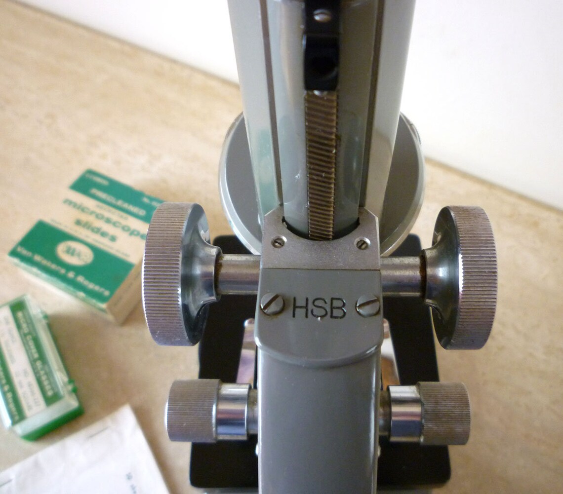 1960s Olympus Tokyo Microscope HSB Series Made in Japan Glass Slides ...