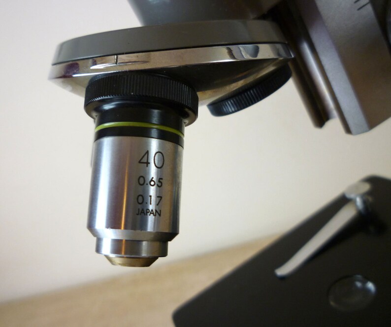 1960s Olympus Tokyo Microscope HSB Series Made in Japan Glass Slides ...