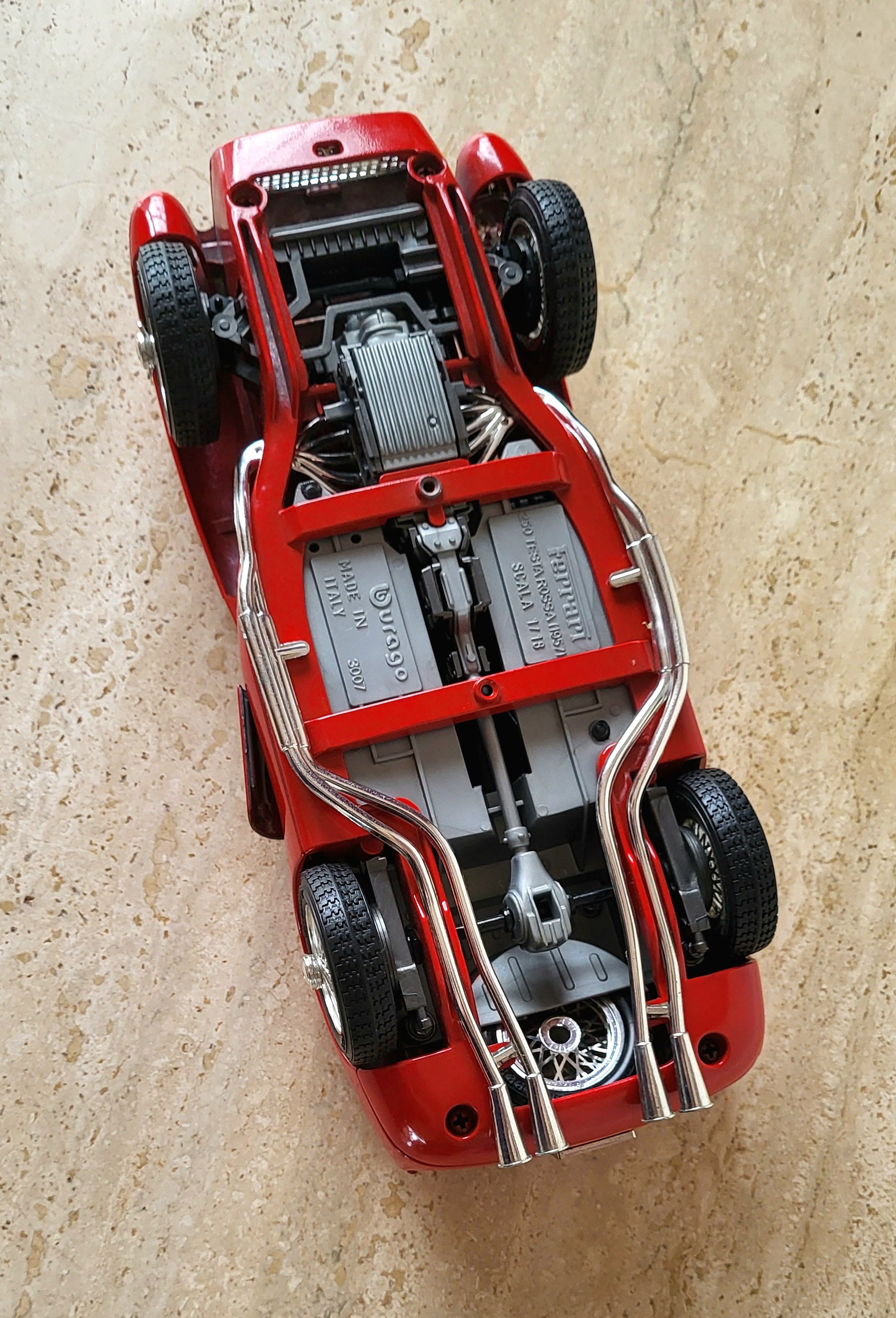 Vintage 1957 Red Ferrari 250 Testa Rosa Die Cast Car 1/18 Scale - Etsy