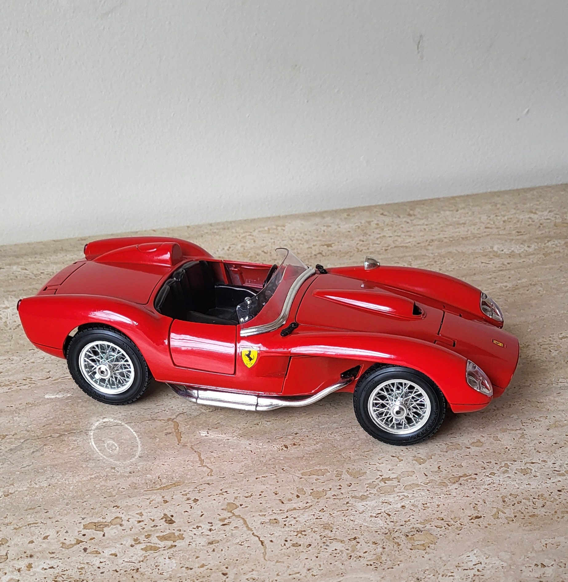 Vintage 1957 Red Ferrari 250 Testa Rosa Die Cast Car 1/18 Scale - Etsy