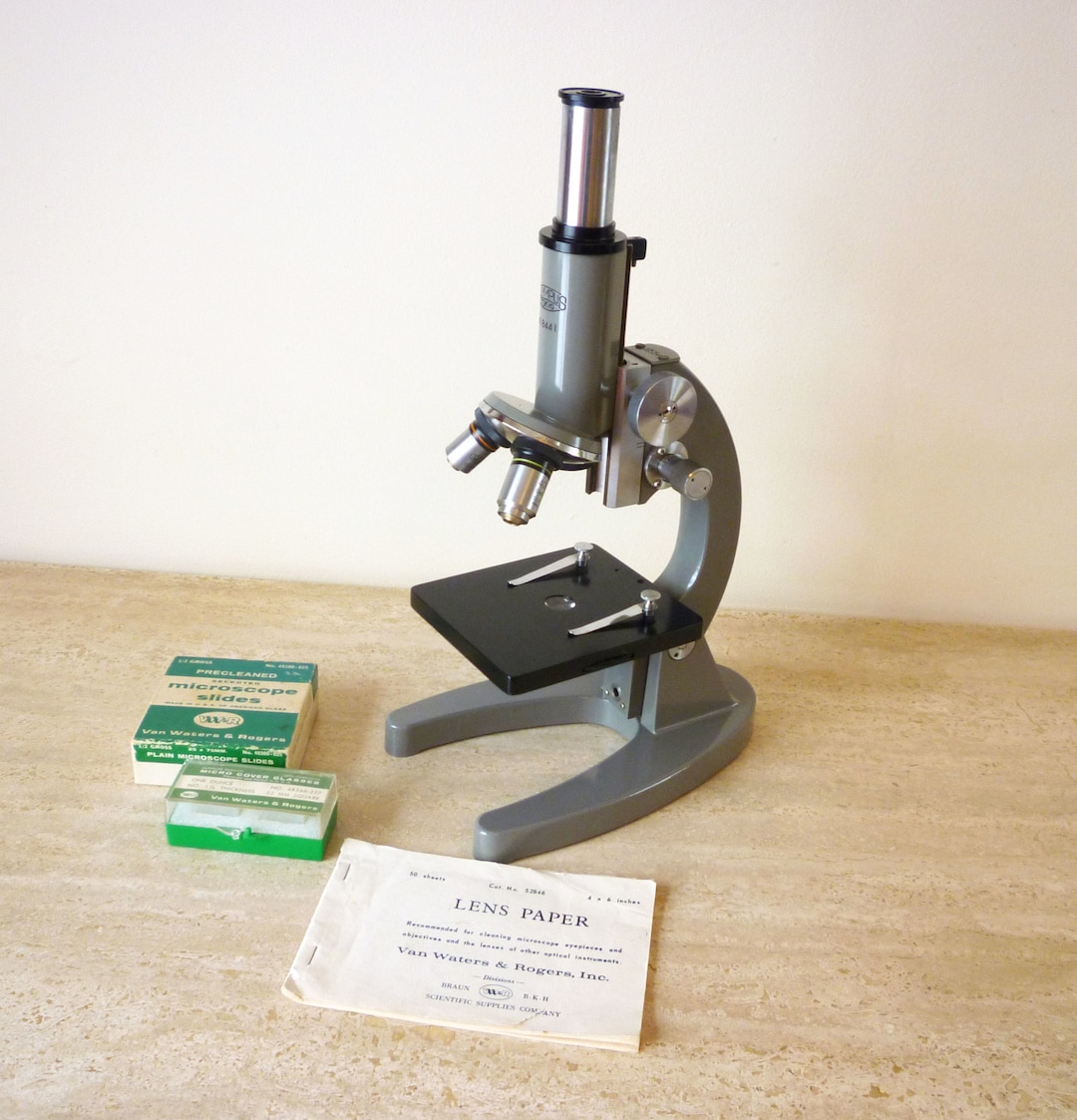 1960s Olympus Tokyo Microscope HSB Series Made in Japan Glass Slides ...
