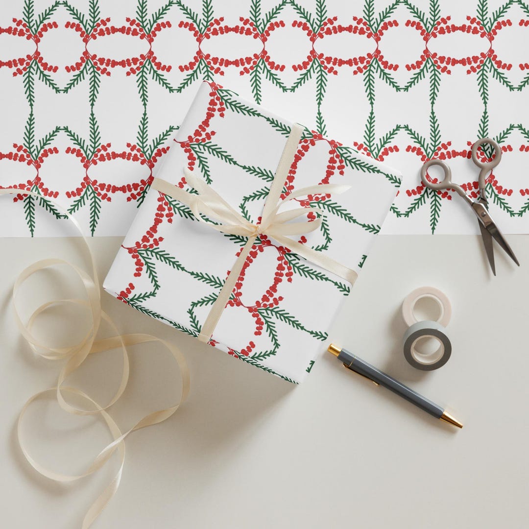 Christmas 2025 Wrapping Paper | Set of 3 Matte Sheets - Etsy