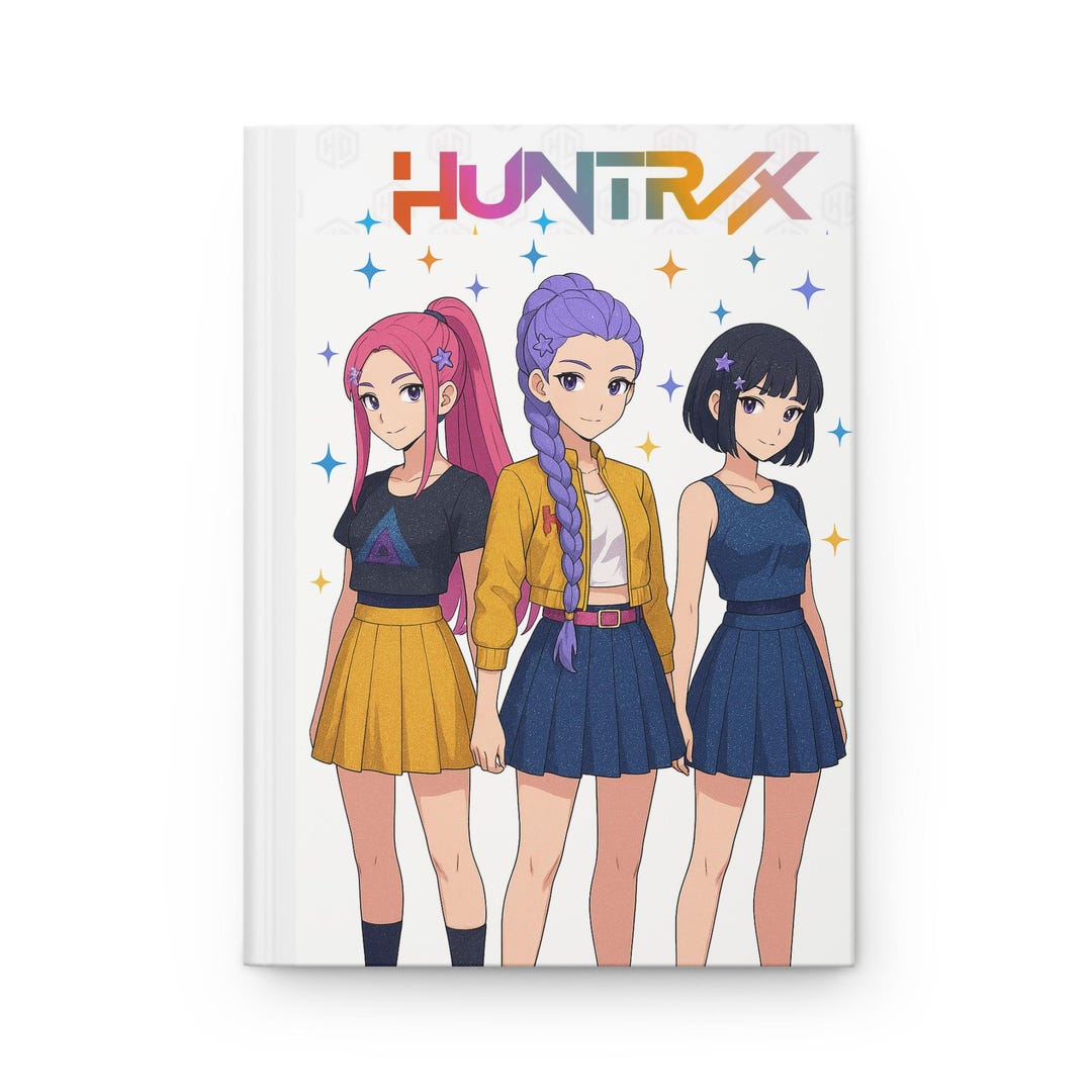 K Pop Demon Hunters Diary. Huntrix. Anime-inspired Hardcover Journal ...