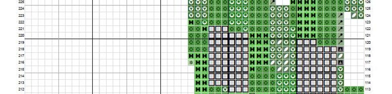 Cr33p3r Inspired Crochet Blanket Pattern | C2C Pixel Crochet Chart ...