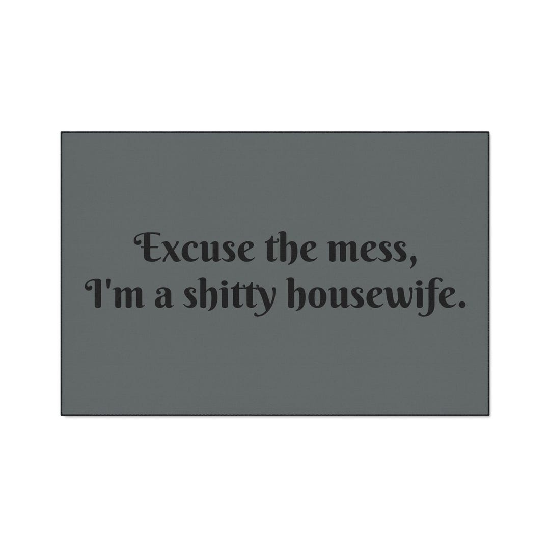 Floor Mat - Funny Quote Design - Etsy