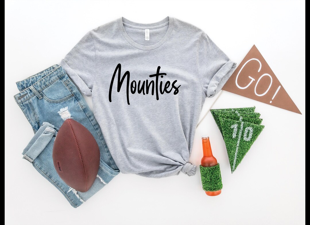 Mounties Mascot Script - Team Shirt Design (PNG Digital File) - Etsy
