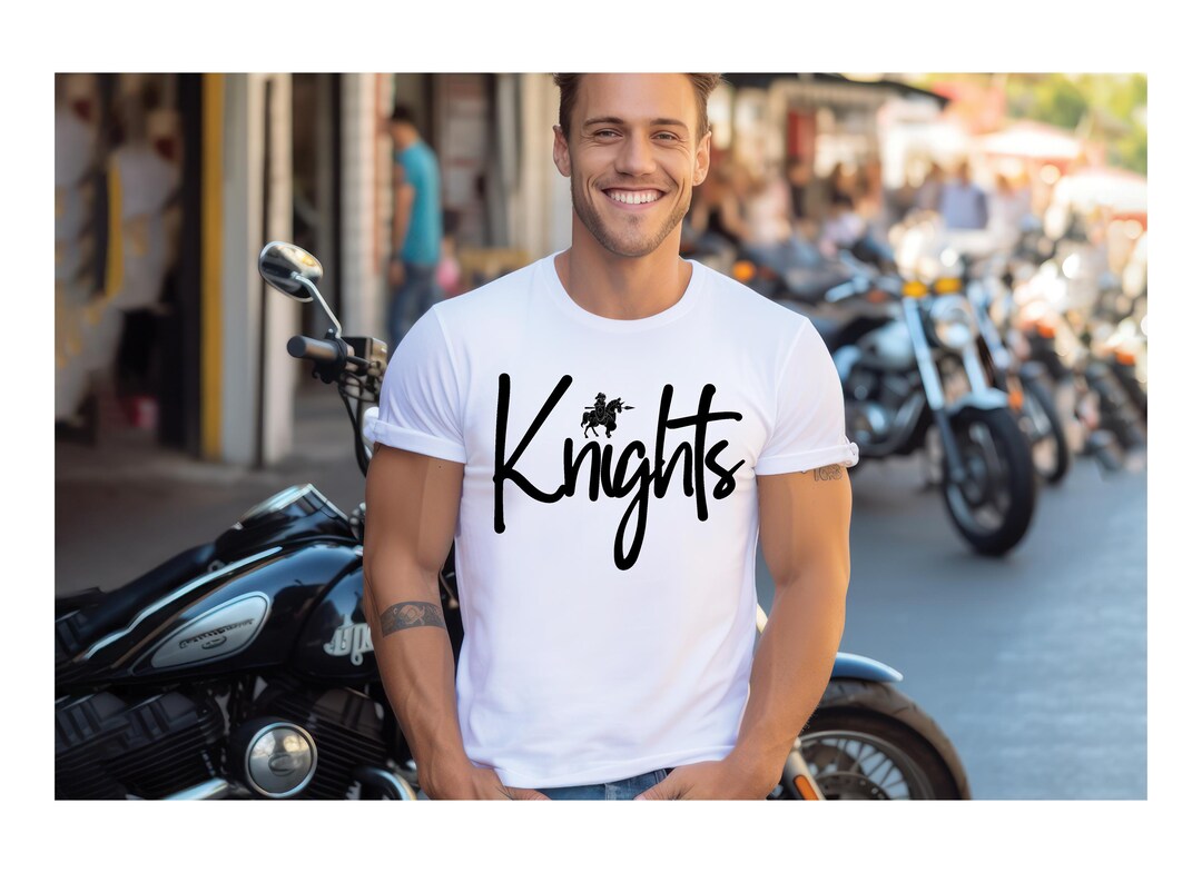 Digital File - Knights Script! Great Design to Add to Your Favorite Tee ...