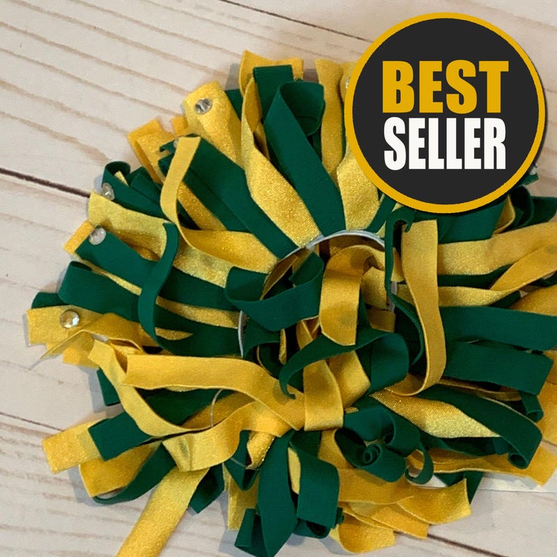 Gold Pom Poms - Etsy