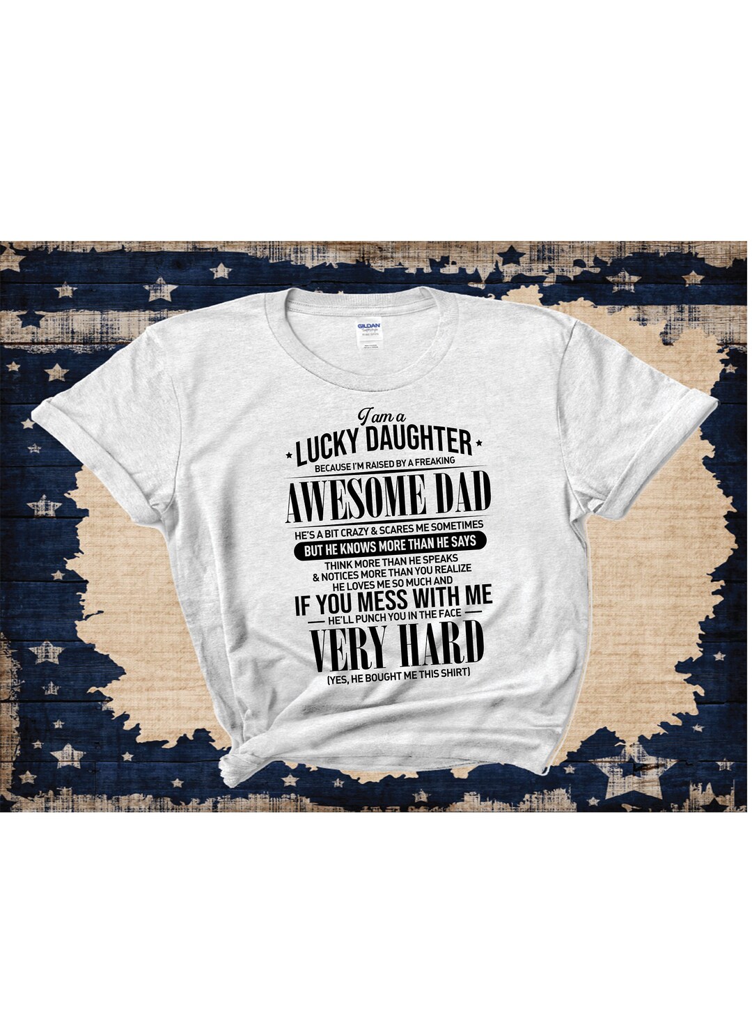 I Am a Lucky Daughter Digital File Perfect for Father's Day - Etsy