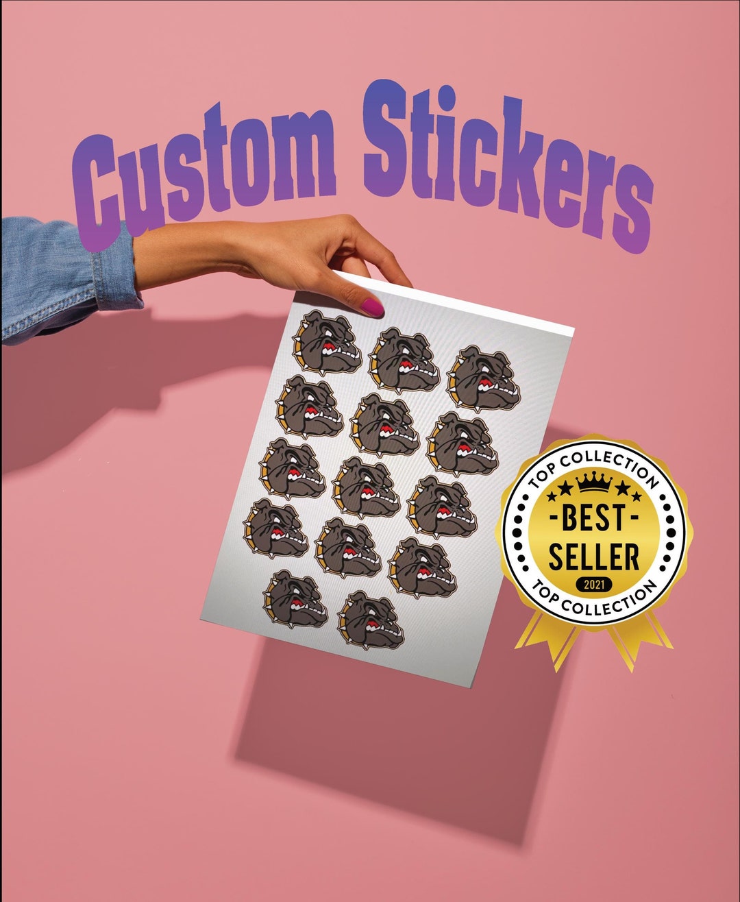 Custom Glossy Vinyl Sticker Sheet: Waterproof, Durable (8x11 Inches) - Etsy