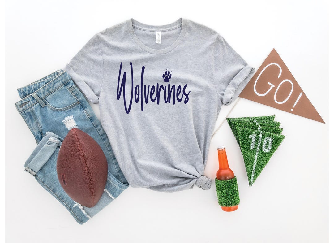 Wolverines Mascot Script With Claw PNG File (digital Download) - Etsy