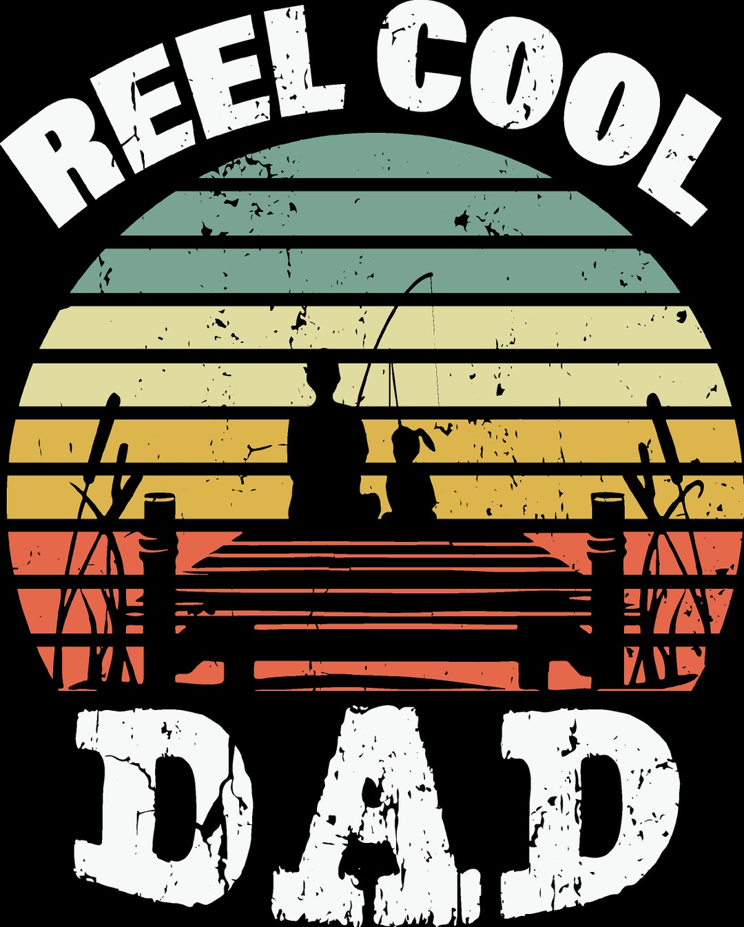 Reel Cool Dad Digital File Svg - Etsy