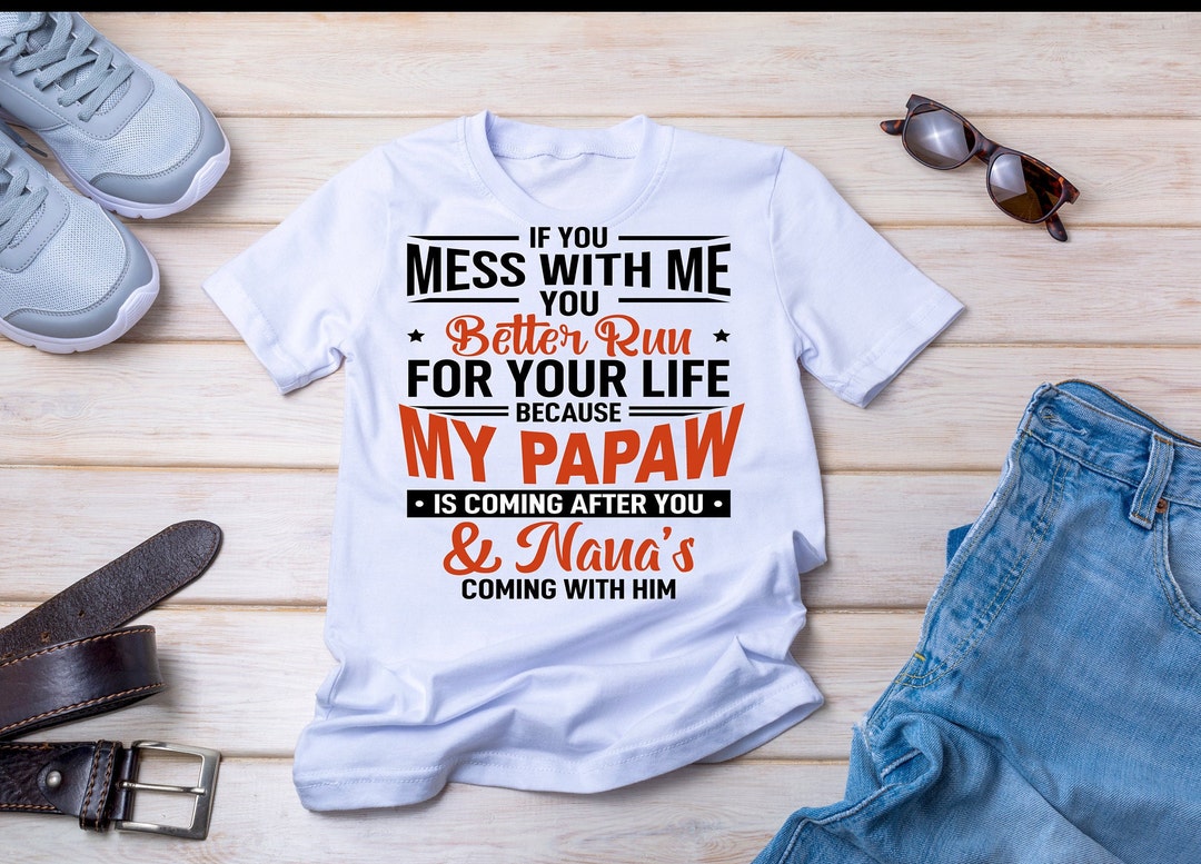 Papaw and Nana PNG File: Run for Your Life Design (digital Download) - Etsy