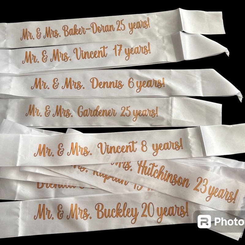 Custom Sash - Etsy