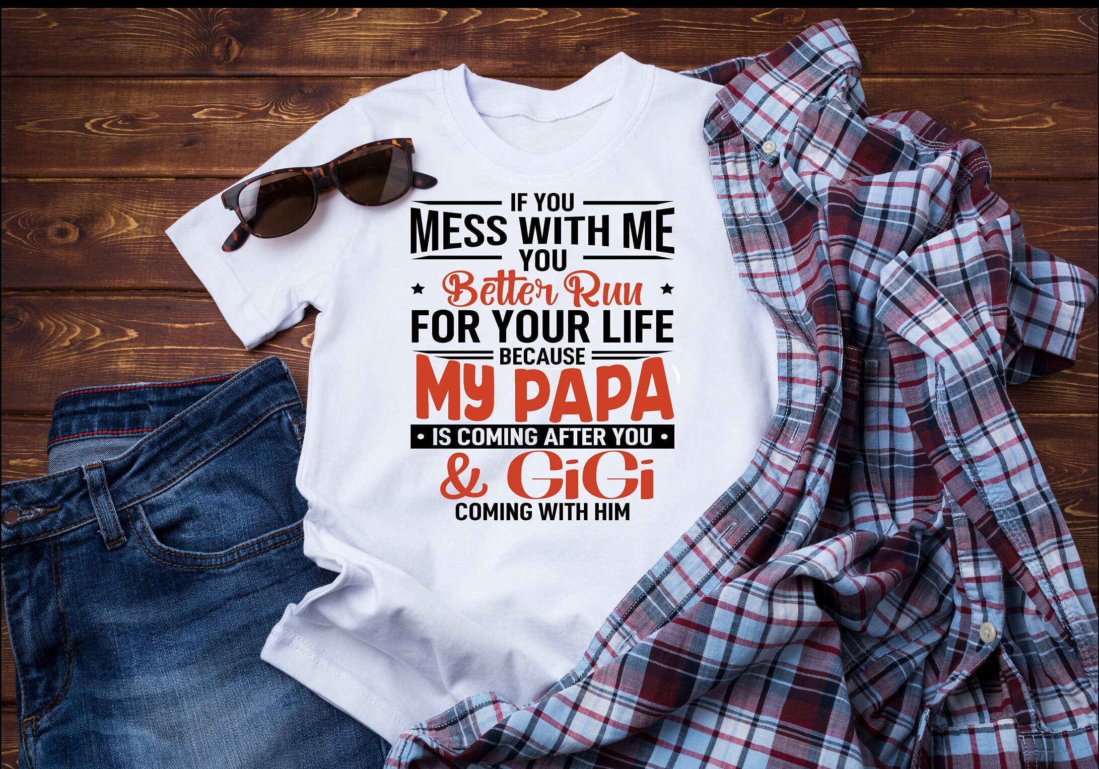 Papa and Gigi - Run for Your Life - PNG (digital File) - Etsy