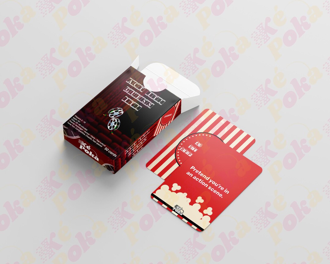 Guess the Scene Printable Game | 50 Movie Song TV Cards | Pop Culture ...
