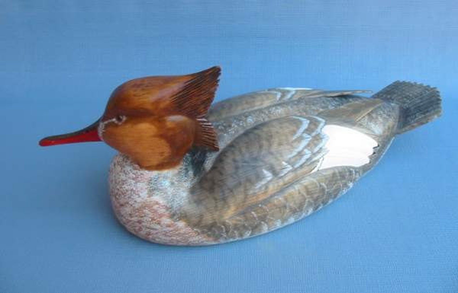 Hand Carved Red Breasted Merganser Magnum Hen Decoy Robert | Etsy