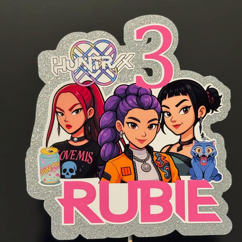 K Pop Glitter Cake - Etsy UK