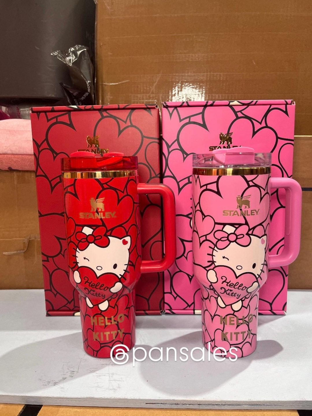 Hello Kitty Stanley Customized Bottle 40oz - Etsy