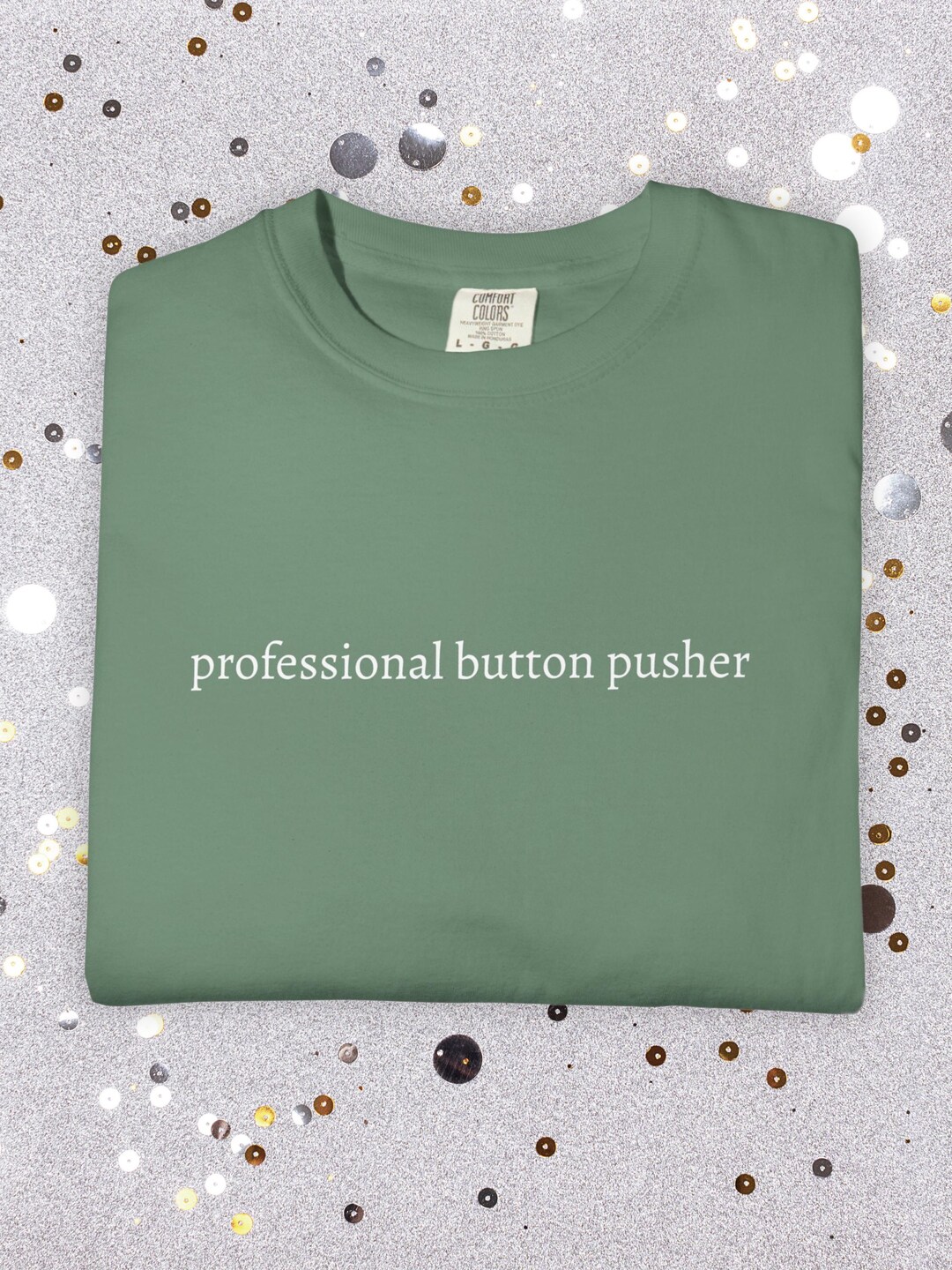 Professional Button Pusher Shirt | Funny Theatre Tech Tee - Etsy