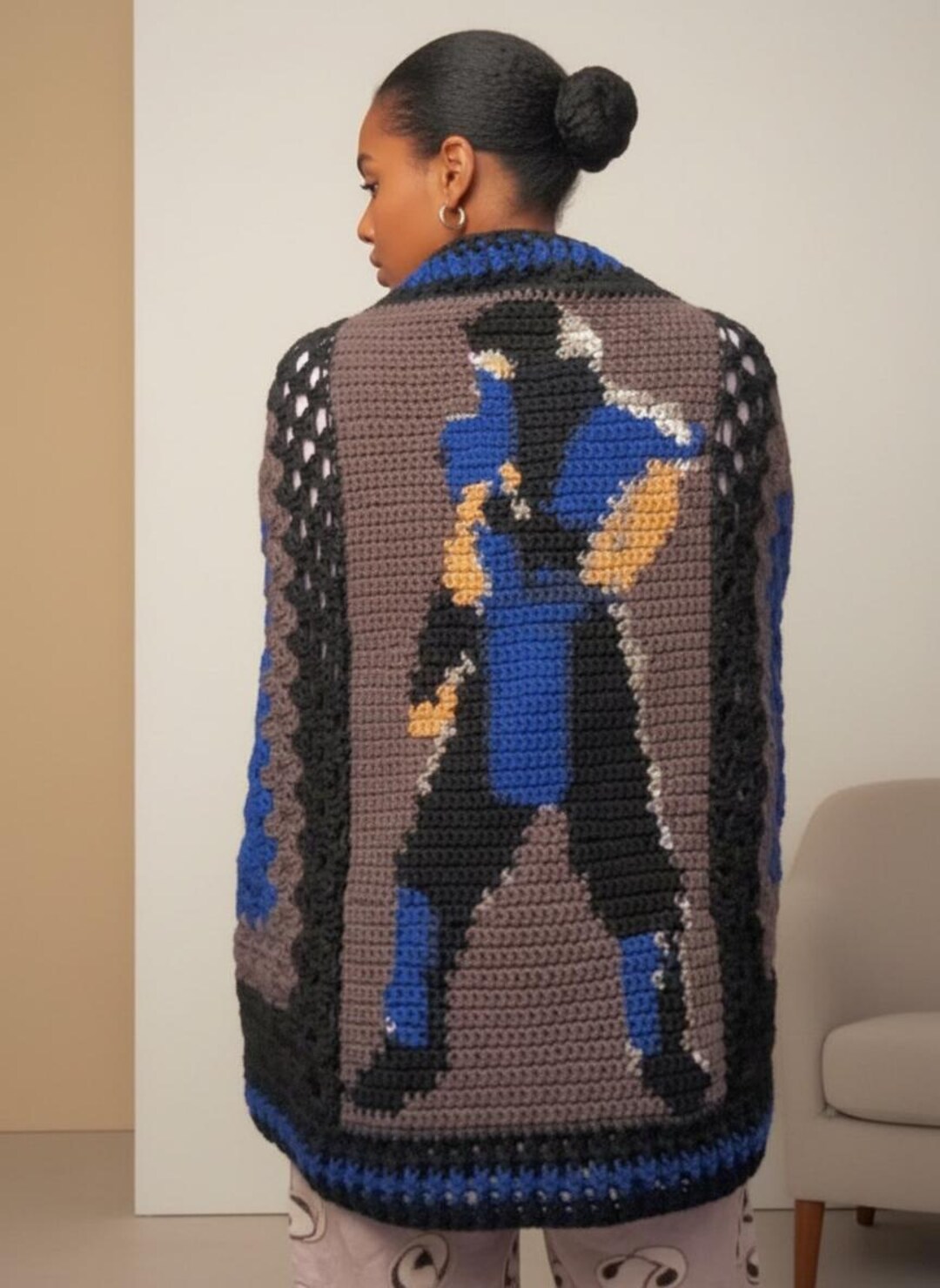 Sub-zero Inspired Oversized Cardigan - Etsy