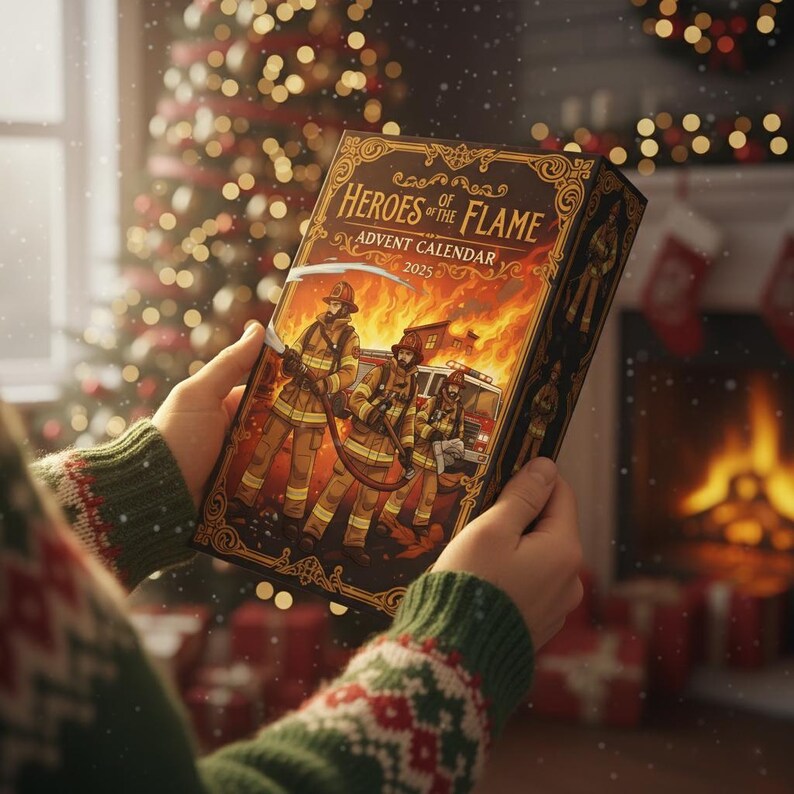 Firefighter Advent Calendar 2025, Heroes of the Flame Gift Box, Fireman ...