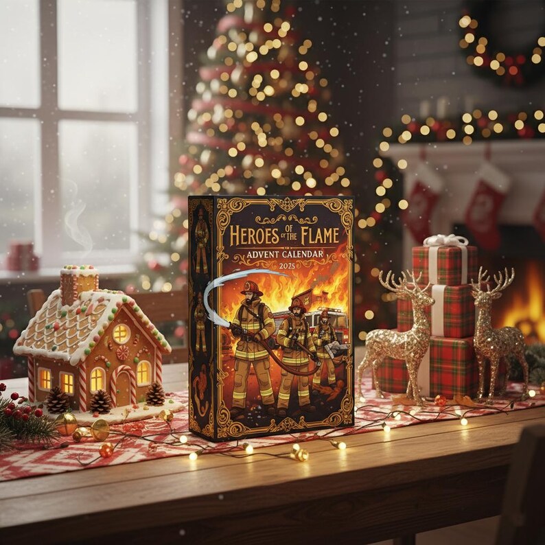 Firefighter Advent Calendar 2025, Heroes of the Flame Gift Box, Fireman ...