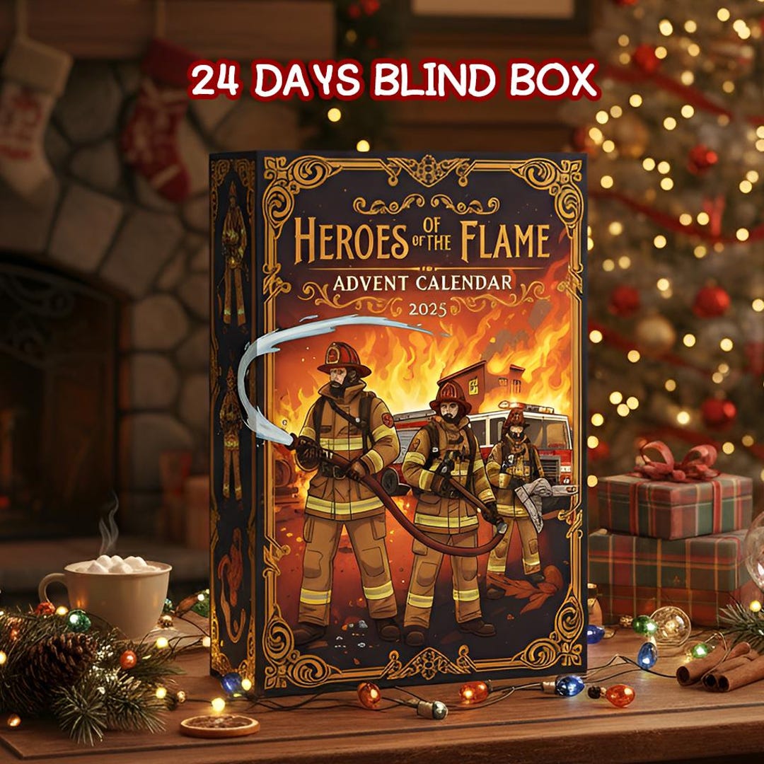 Firefighter Advent Calendar 2025, Heroes of the Flame Gift Box, Fireman ...